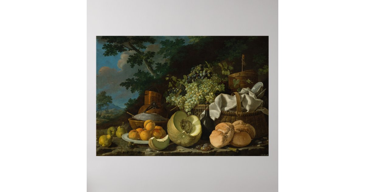 Afternoon Meal Poster | Zazzle
