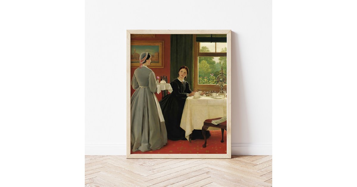 Afternoon Tea | George Dunlop Leslie Poster | Zazzle