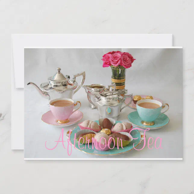 Afternoon Tea Invitation | Zazzle