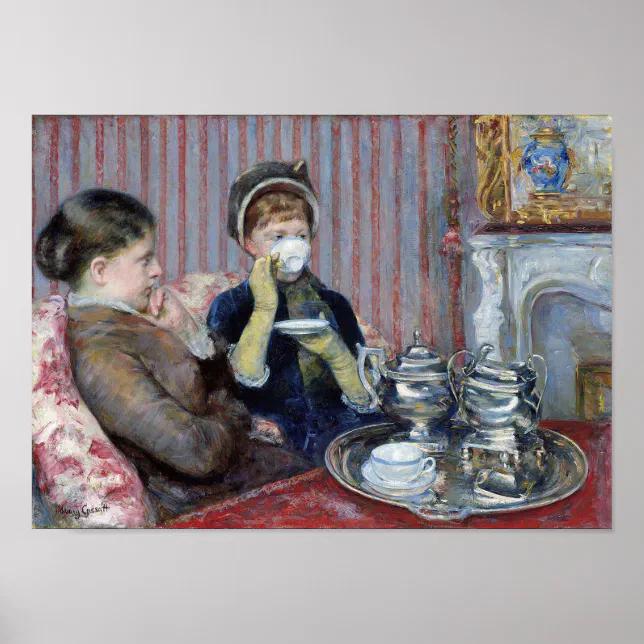 Afternoon Tea, Mary Cassatt Poster | Zazzle