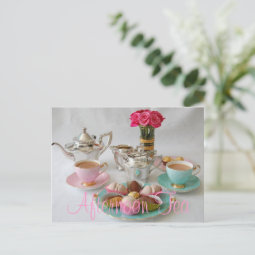 Afternoon Tea Postcard | Zazzle