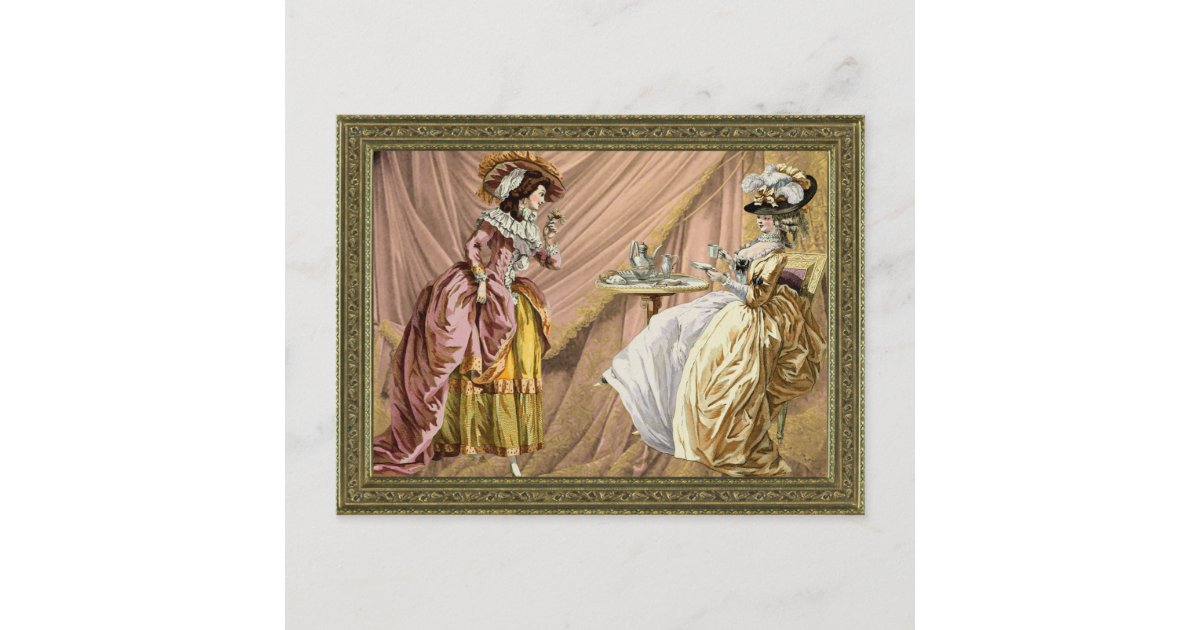 Afternoon tea postcard | Zazzle