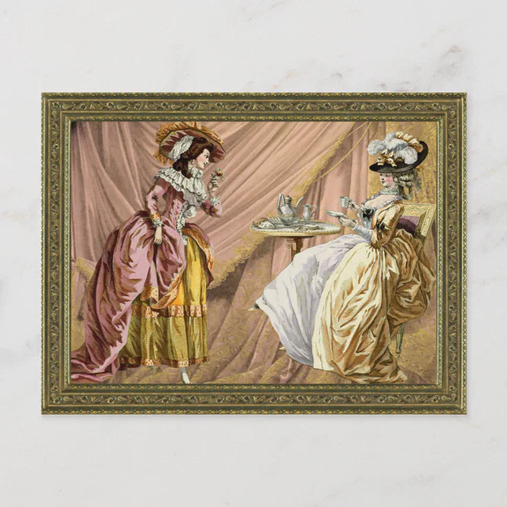 Afternoon tea postcard | Zazzle