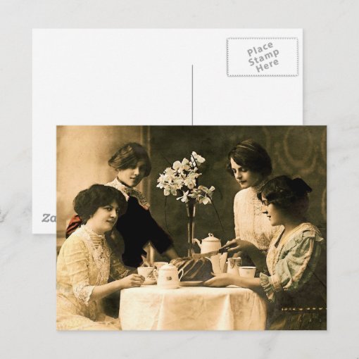 Afternoon Tea Postcard | Zazzle