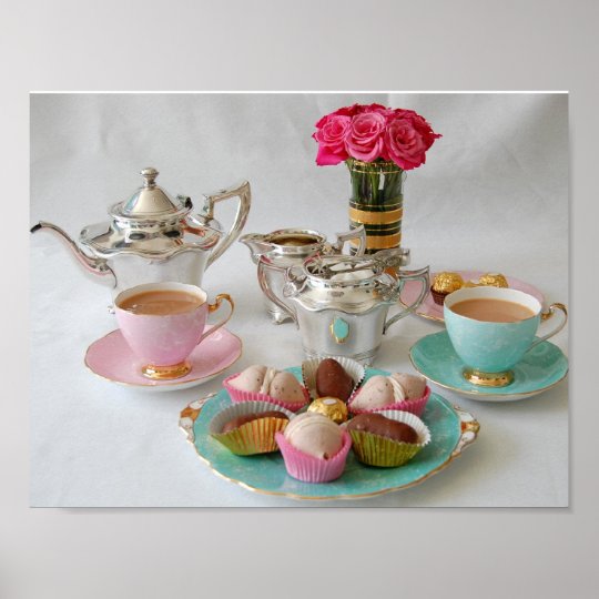 Afternoon Tea Poster | Zazzle.com
