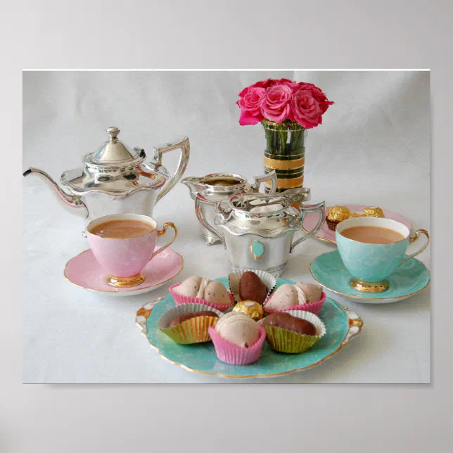 Afternoon Tea Poster | Zazzle