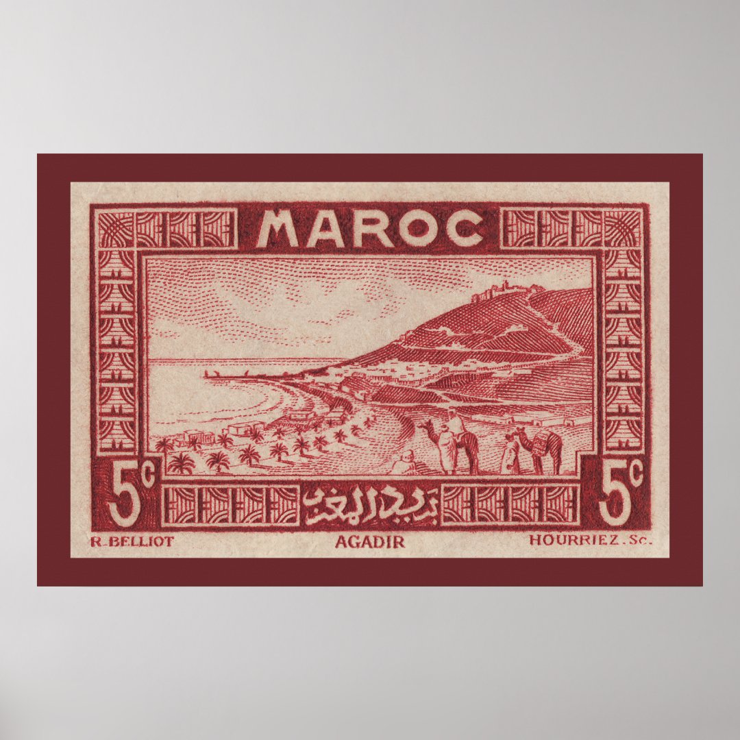 Agadir, Morocco - Poster | Zazzle