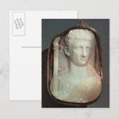 Agate Cameo bearing the portrait of Claudius Postcard | Zazzle