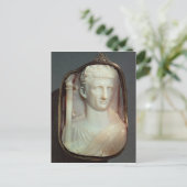 Agate Cameo bearing the portrait of Claudius Postcard | Zazzle