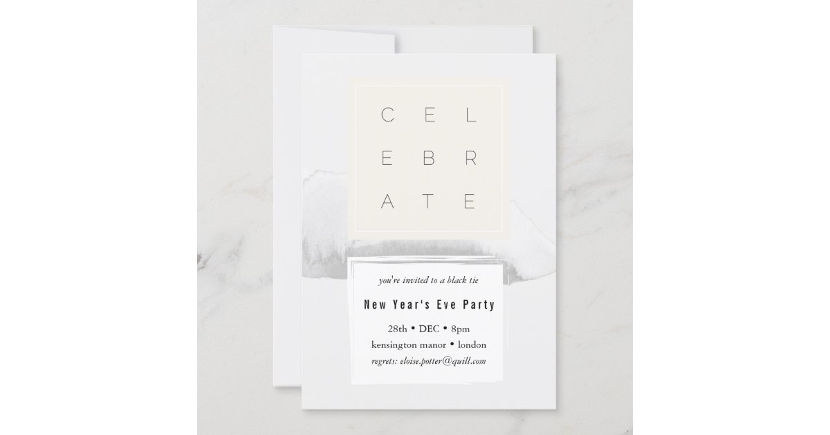 Agate-Inspired Party Invitation Card | Zazzle