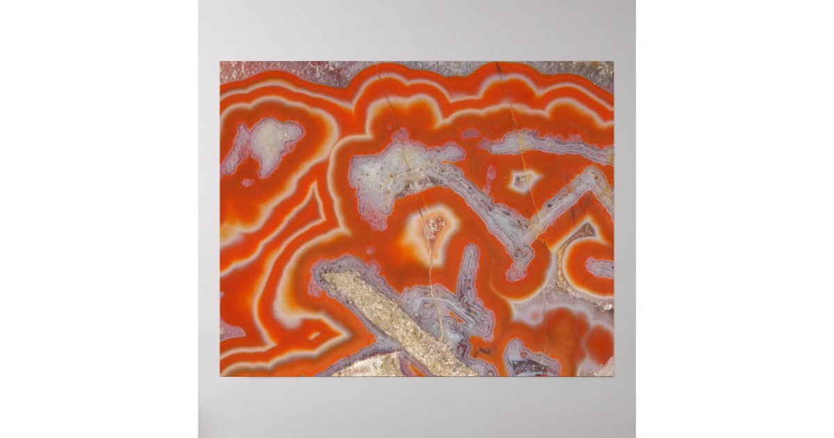 Agate sample poster | Zazzle