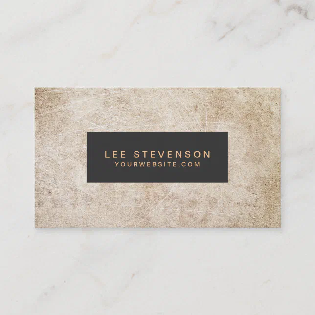 Aged and Rustic Vintage Style Business Card | Zazzle