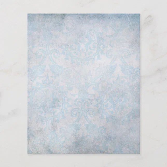Aged Blue Scrapbook Paper | Zazzle