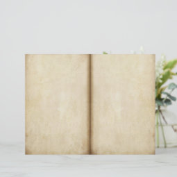 Aged Parchment Journal Pages Scrapbook Paper | Zazzle