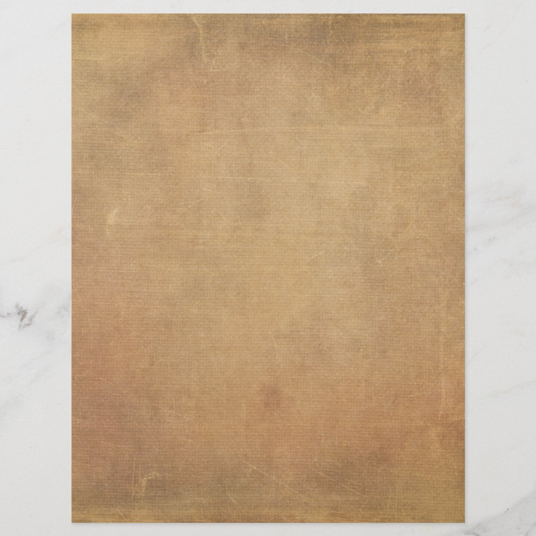 Aged Parchment Scrapbook Paper | Zazzle