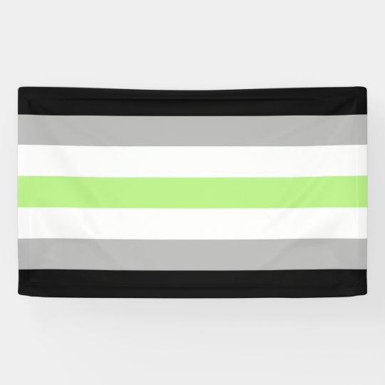 Agender Pride Flag Banner | Zazzle.com