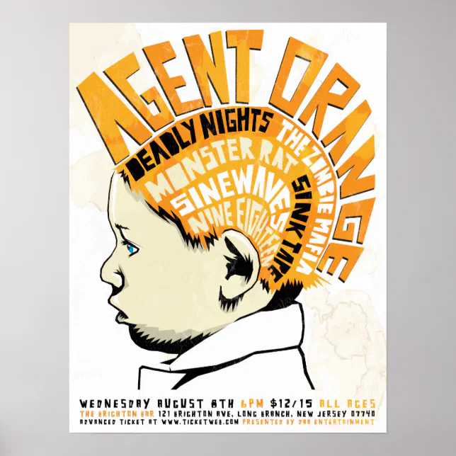 Agent Orange Poster | Zazzle