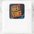 Agent Orange "SpinArt" Stickers Skate Punk Rock | Zazzle