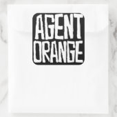 Agent Orange "Thrashed" Logo Stickers Skate Punk | Zazzle