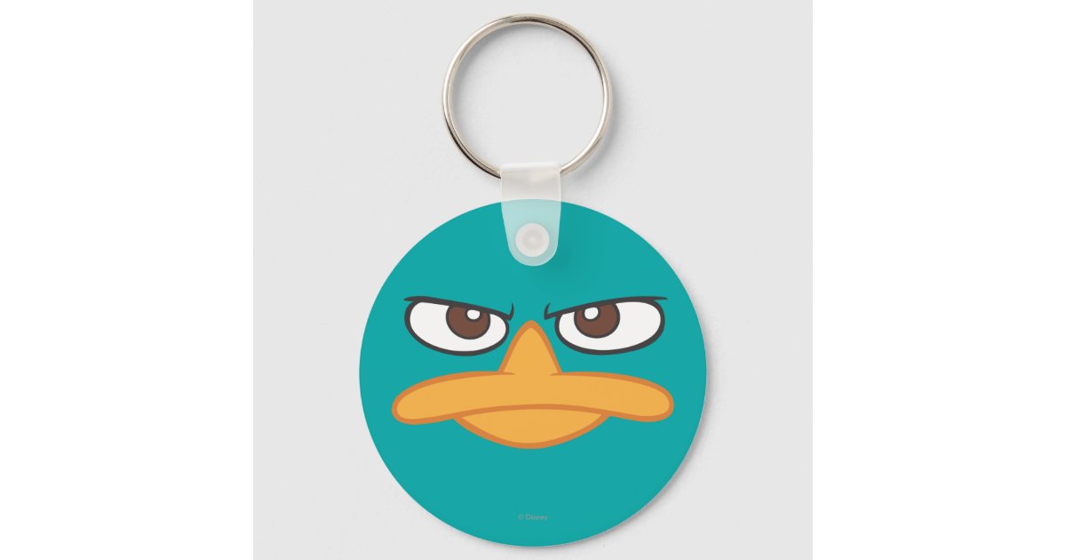 Agent P Face Keychain | Zazzle
