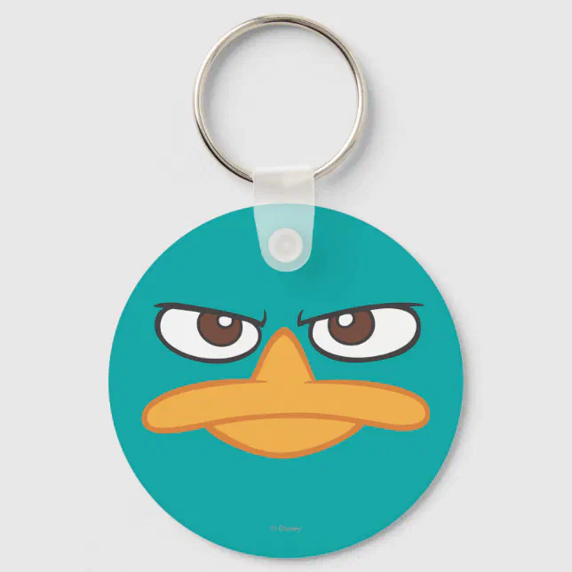 Agent P Face Keychain | Zazzle