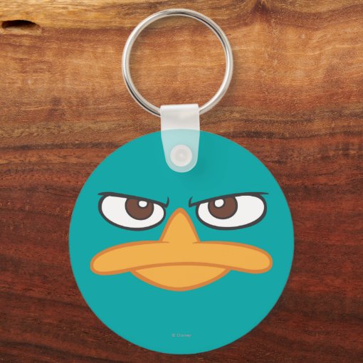 Agent P Face Keychain | Zazzle