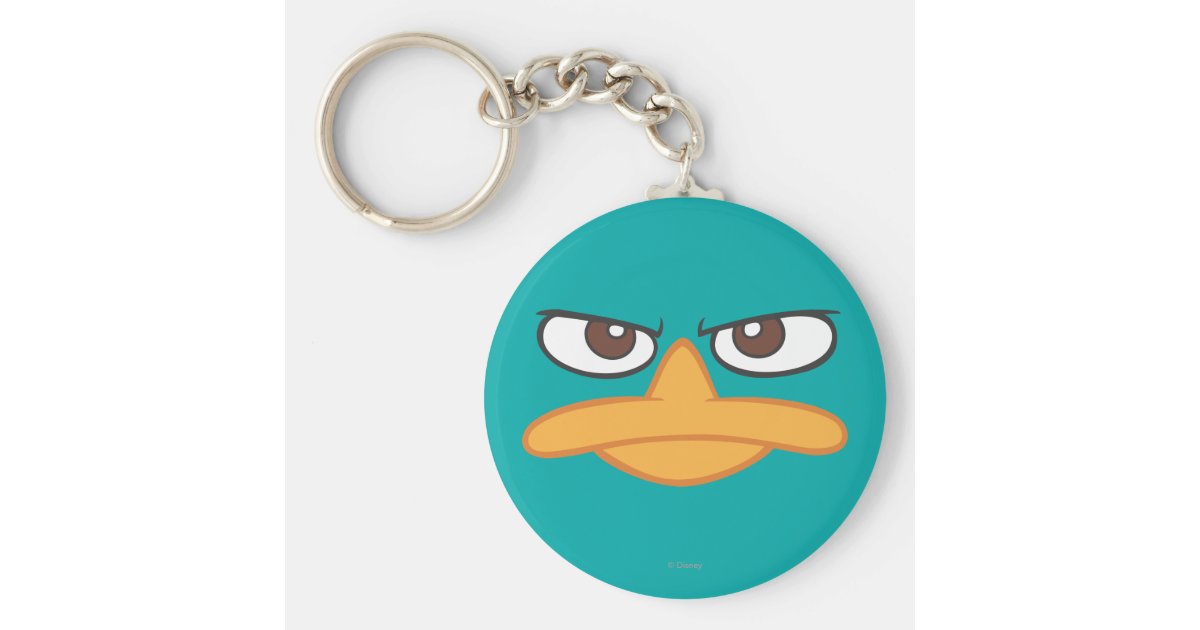 Agent P Face Keychain | Zazzle.com