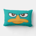 Agent P Face Lumbar Pillow | Zazzle