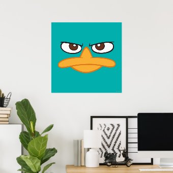 Agent P Face Poster | Zazzle
