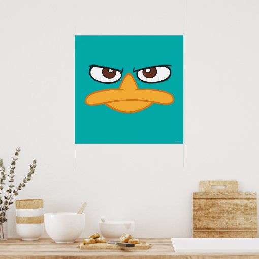 Agent P Face Poster | Zazzle
