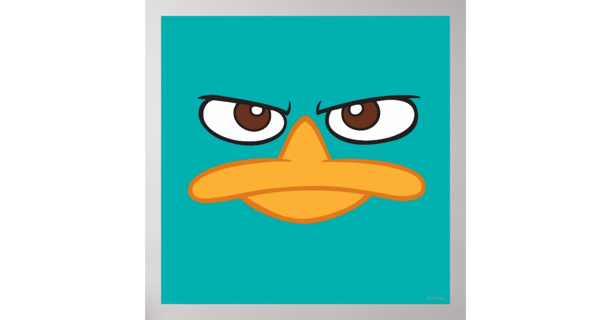 Agent P Face Poster | Zazzle