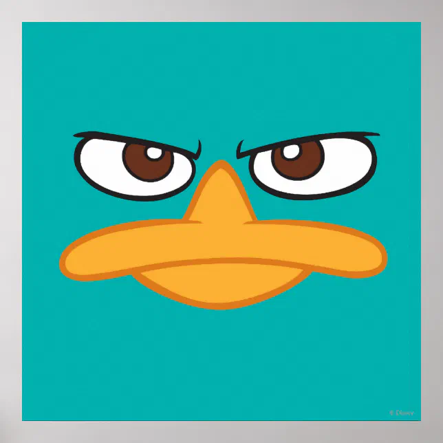 Agent P Face Poster | Zazzle