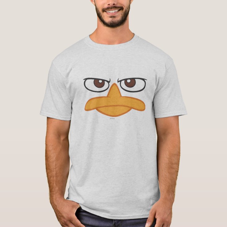 Agent P Face T-Shirt | Zazzle