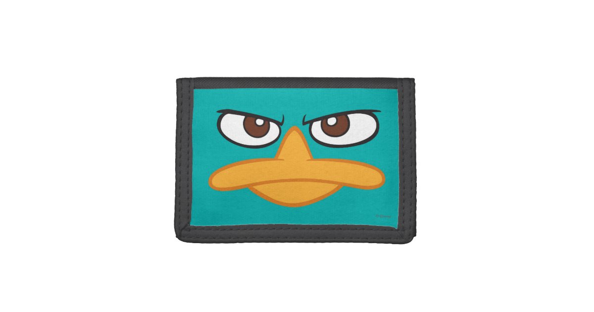 Agent P Face Trifold Wallet | Zazzle