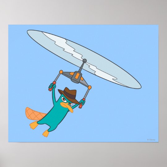 Agent P Flying Poster | Zazzle.com