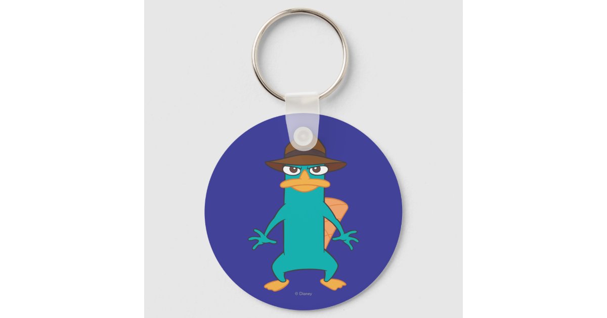 Agent P Pose Keychain | Zazzle