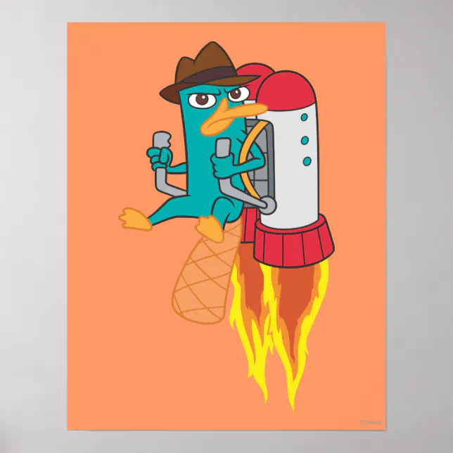 Agent P Rocket Pack Poster | Zazzle