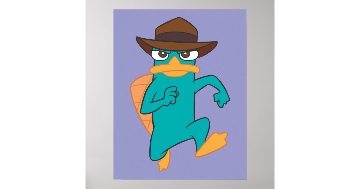 Agent P Running Poster | Zazzle