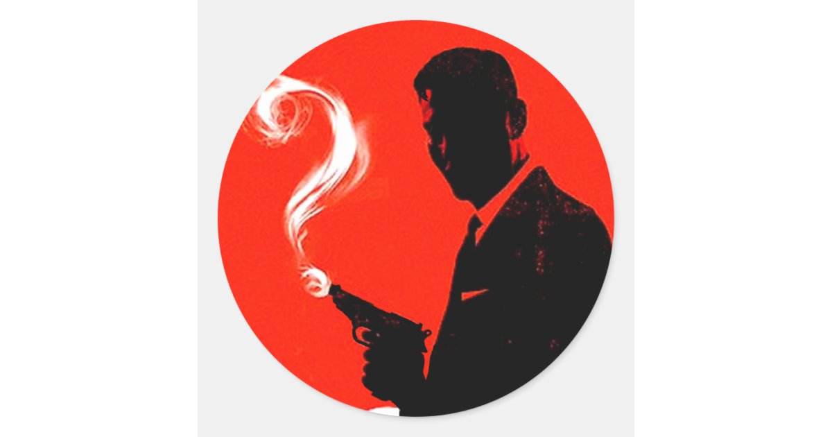 Agent Secret Classic Round Sticker | Zazzle