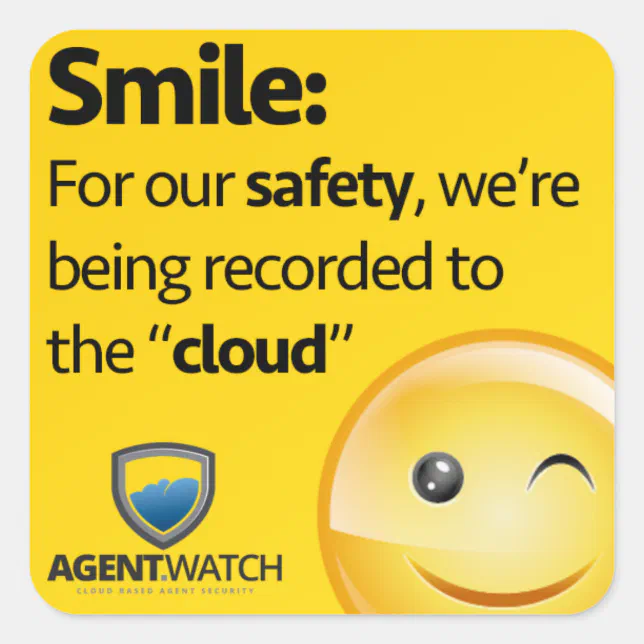 Agent Watch Sticker | Zazzle