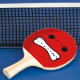 Aggressive Scary In Your Face Ping-Pong Paddle | Zazzle