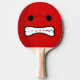 Aggressive Scary In Your Face Ping-Pong Paddle | Zazzle