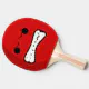 Aggressive Scary In Your Face Ping-Pong Paddle | Zazzle