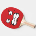 Aggressive Scary Intense Ping Pong Paddle | Zazzle