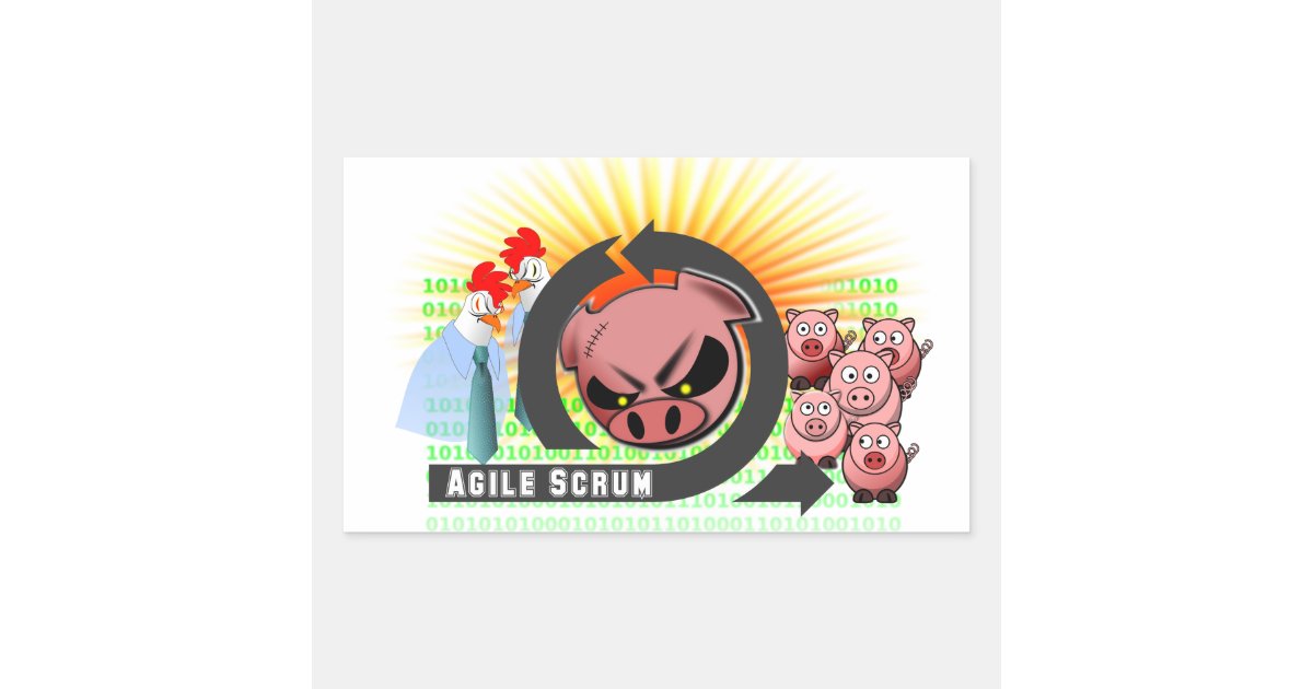 Agile Scrum Sticker - Customizable! | Zazzle