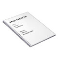 Agile Stand Up notes Notebook | Zazzle