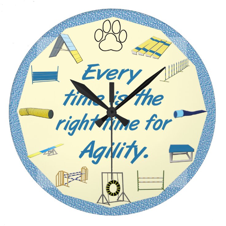 Agility Every Time Clock | Zazzle
