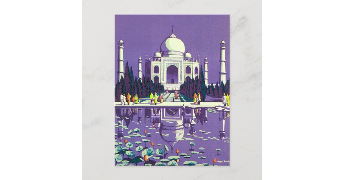 Agra ~ Taj Mahal Postcard | Zazzle
