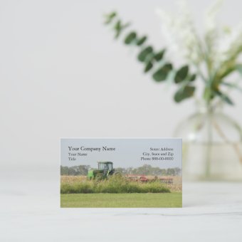 Agriculture Business Card | Zazzle