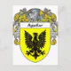 Aguilar Coat of Arms (Mantled) Postcard | Zazzle